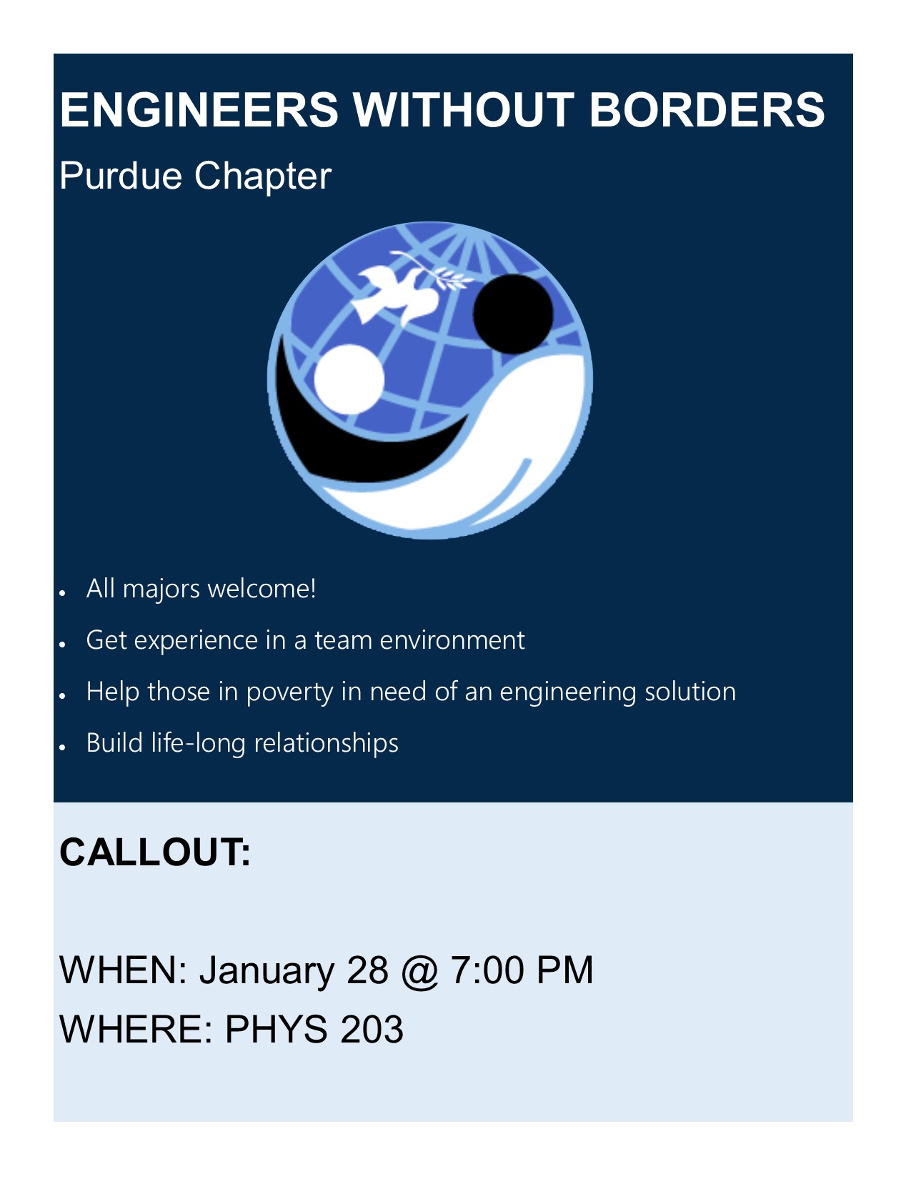 Engineers Without Borders Call-out - Elmore Family School of Electrical and Computer Engineering ...